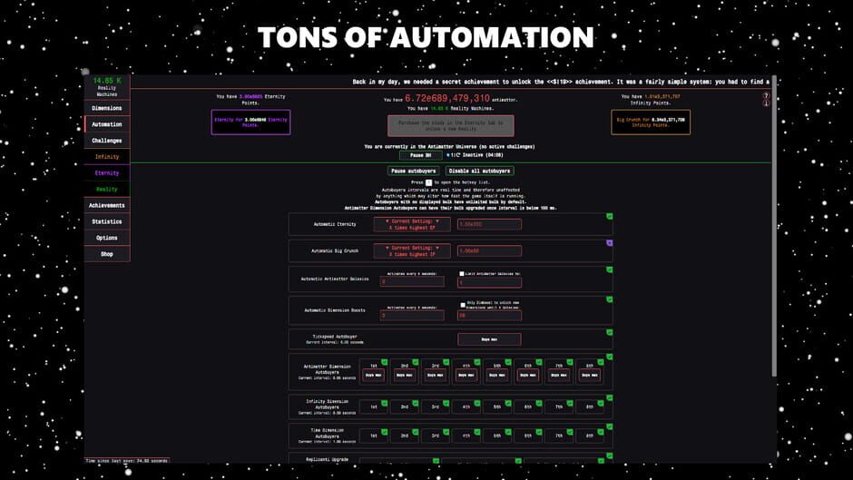 Game: Antimatter Dimensions
