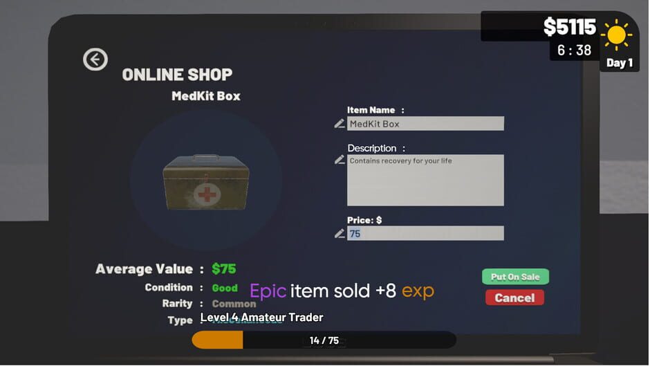 Game: Storage Hustle